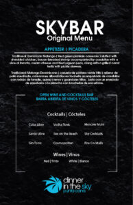 👋 Menús del Chef | Online Reservations Here | 👋 DINNER IN THE SKY ...