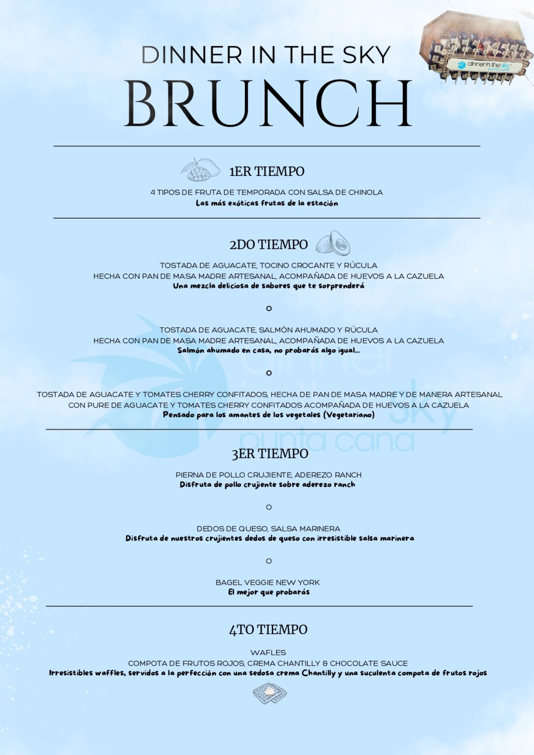 👋 Menús del Chef | Online Reservations Here | 👋 DINNER IN THE SKY ...